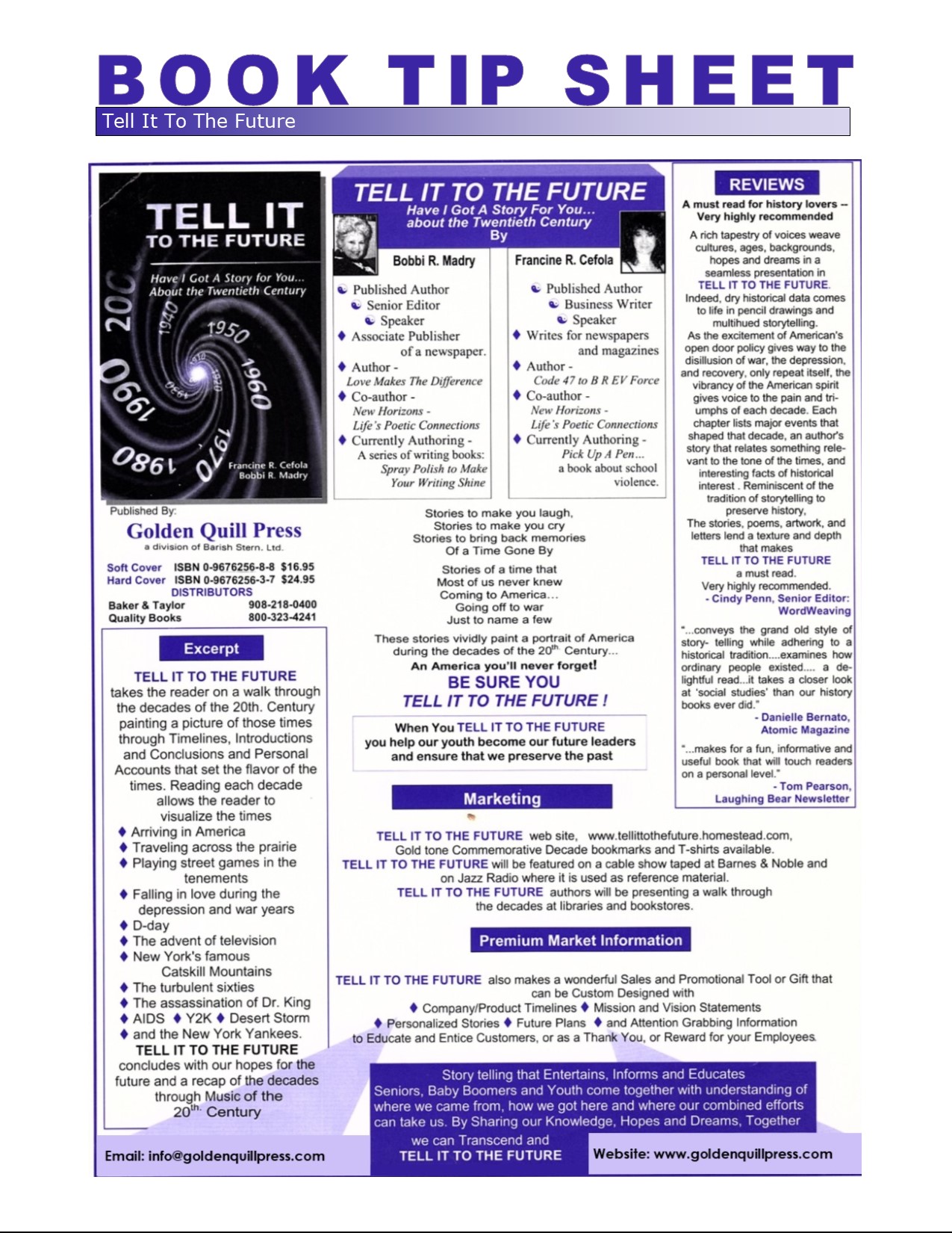 How to Write Your Book From an Idea to Your Published Story - Tip sheet